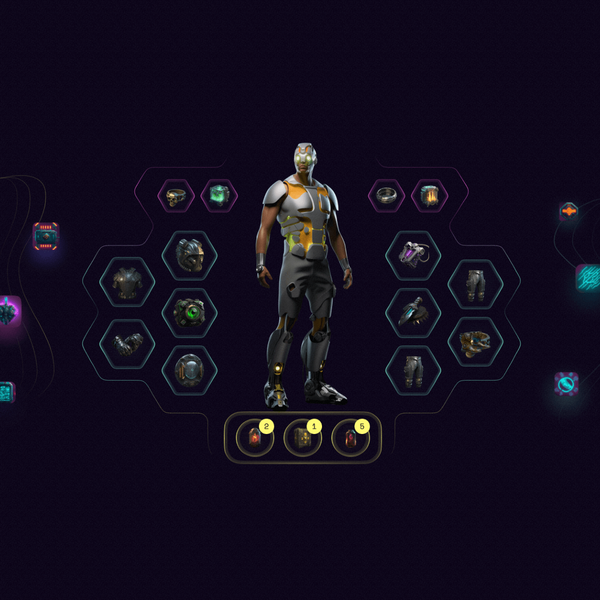 Own your in-game assets in form of NFTs and Fungible tokens